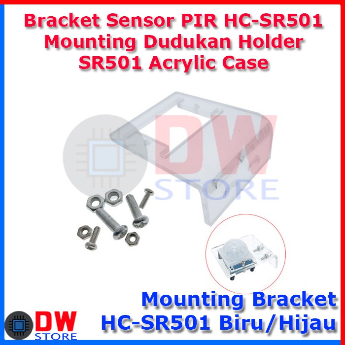 Jual Bracket HC-SR501 human infrared sensor PIR Holder Mounting Dudukan ...