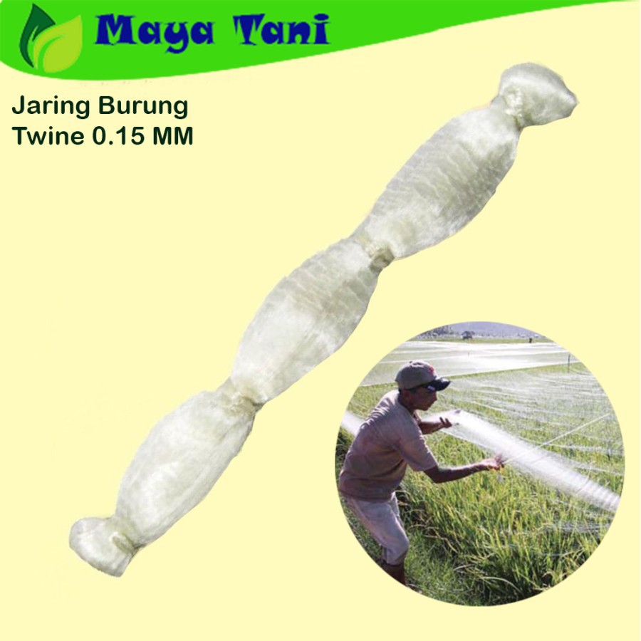 Jual Jaring Perangkap Burung / Jaring Pagar Kandang (Nylon Super Putih ...