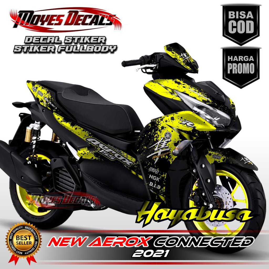 Jual Decal Sticker Variasi Fullbody All New Aerox 155 Connected - Dekal ...