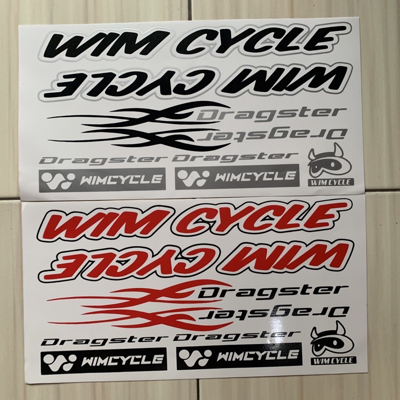 Jual Stiker Sepeda Wimcycle Dragster Sticker Striping | Shopee Indonesia