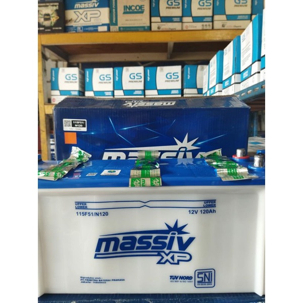 Jual AKI BASAH MASSIV XP N120 12V120AH 115F51 BATTERY KAPAL GENSET ...