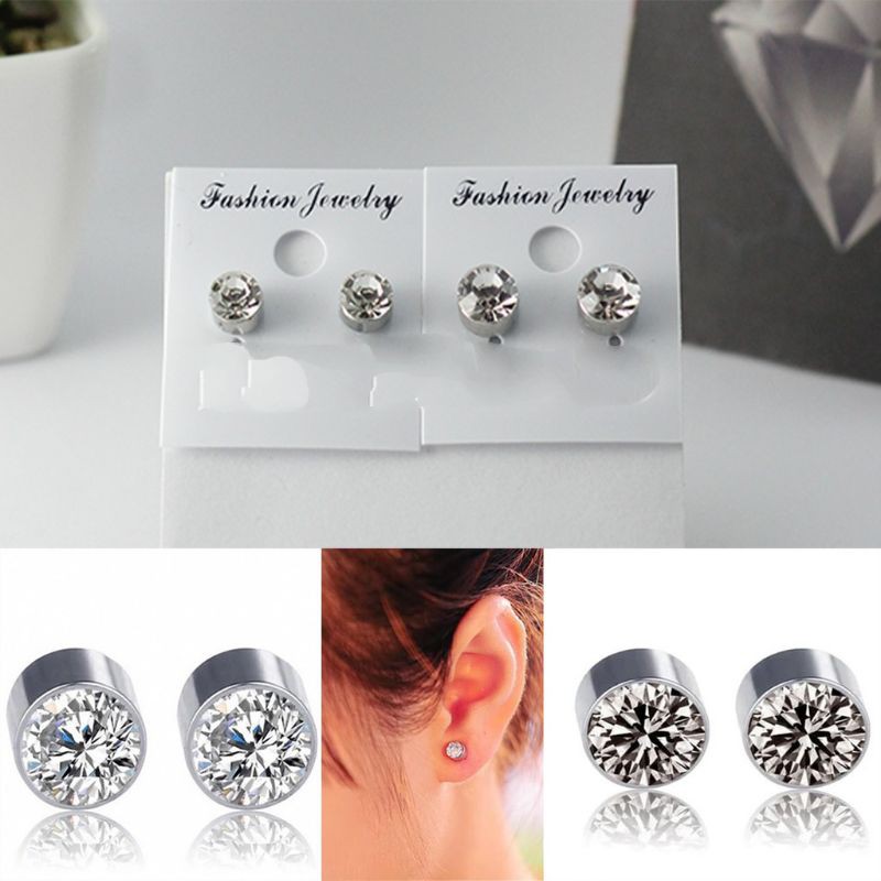 Jual ANTING MAGNET BERLIAN PUTIH- PRIA WANITA | Shopee Indonesia