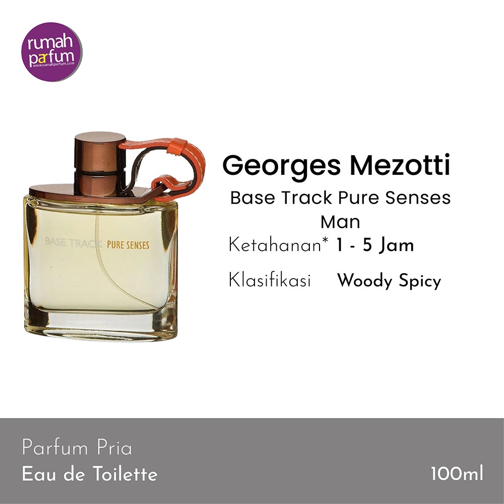 Jual Parfum Pria Georges Mezotti Base Track Pure Senses Man (100 mL ...