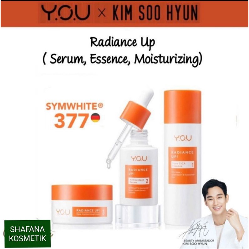 Jual YOU RADIANCE UP SERIES | ANTIOXIDANT SERUM | MOUSTURISING CREAM ...