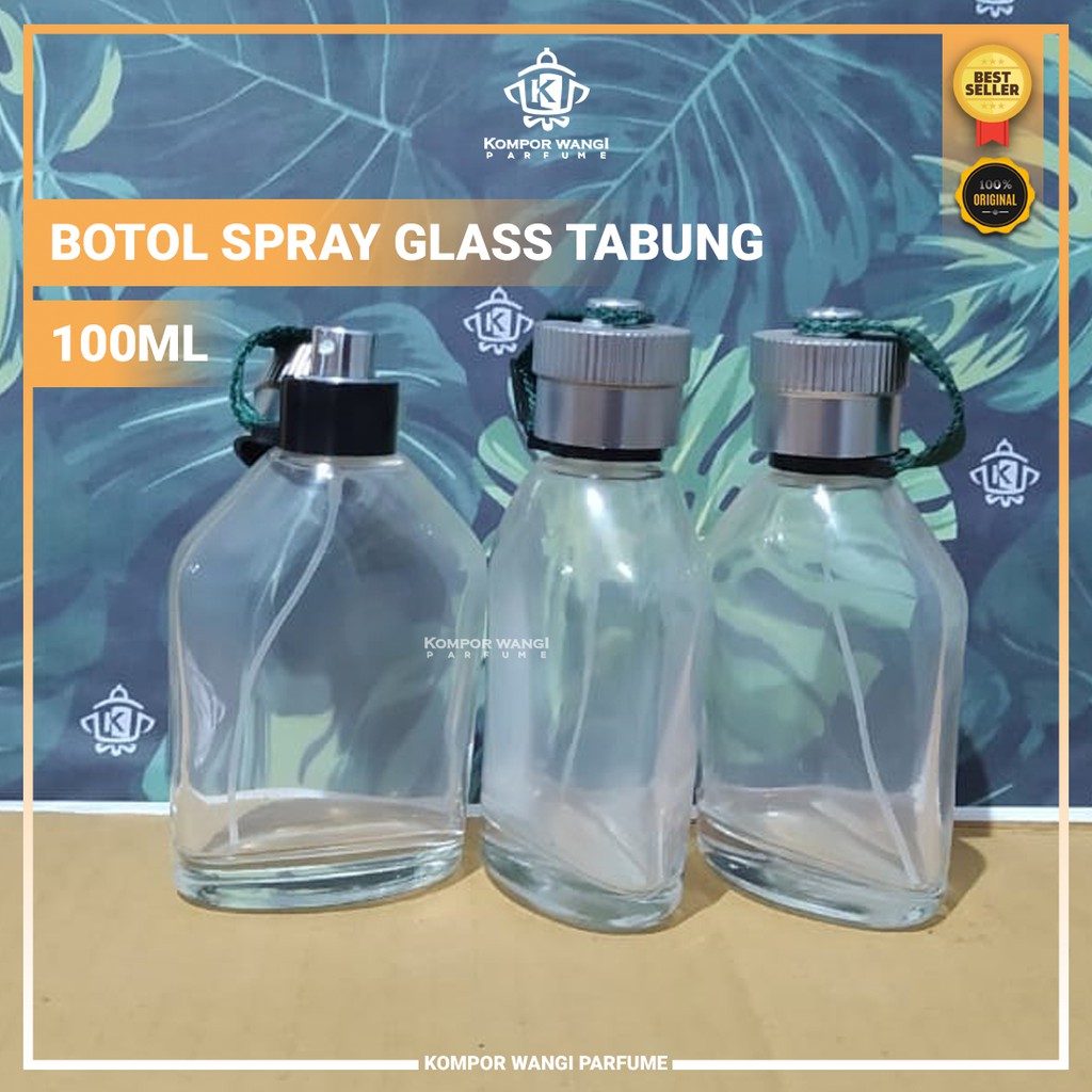 Jual BOTOL PARFUM SPRAY GLASS TABUNG 100ML | Shopee Indonesia