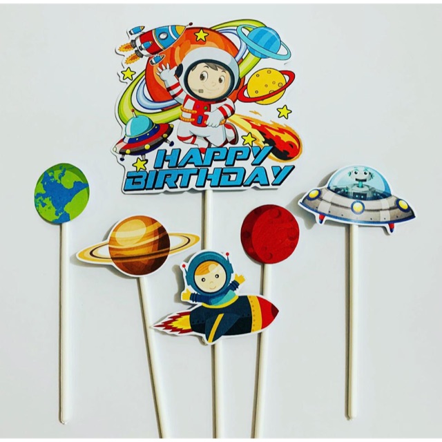 Jual Astronot Mini Topper Cake Birthday / Hiasan Kue Ulang Tahun ...