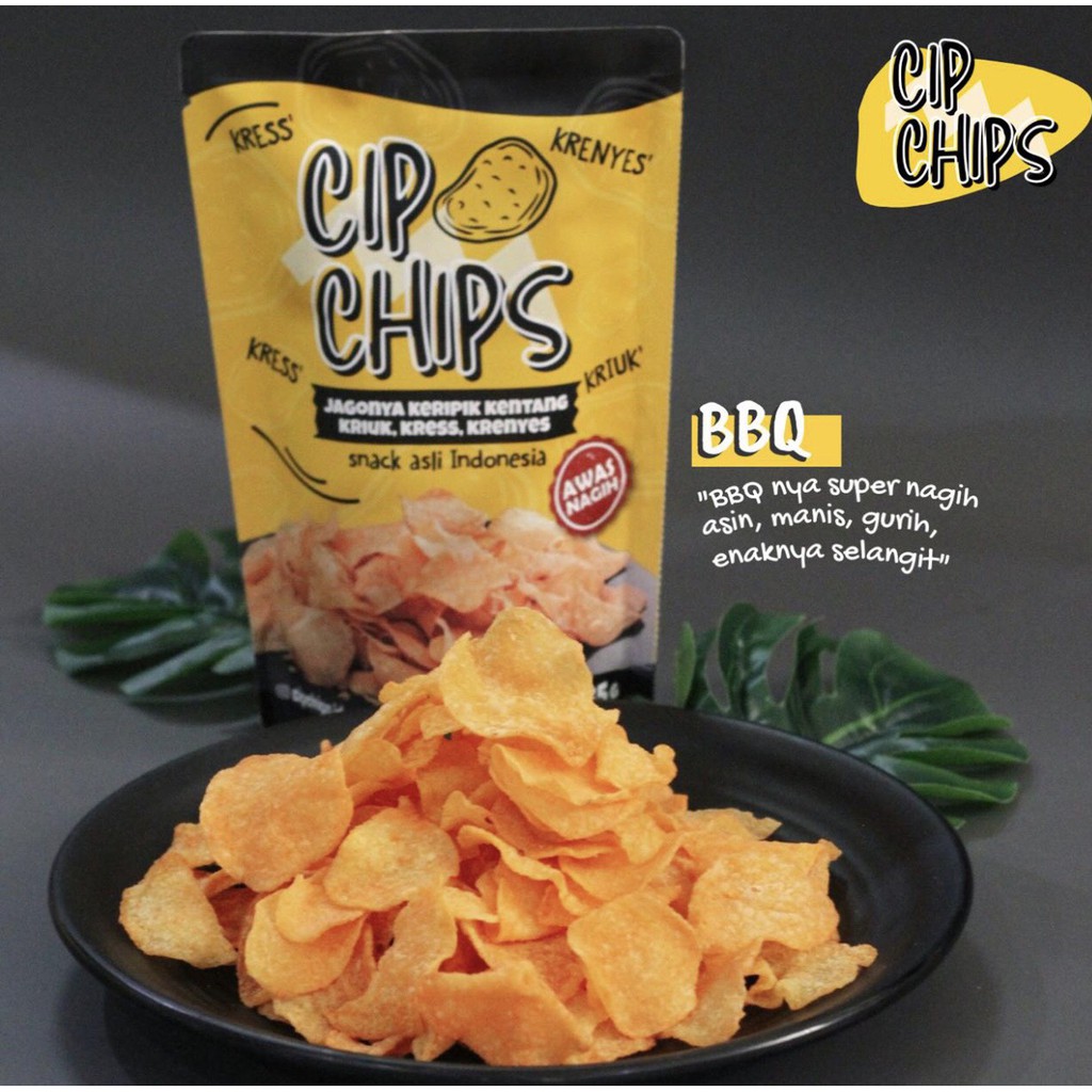 Jual CIPCHIPS SNACK CEMILAN VIRAL CHIPS KERIPIK KENTANG ASLI RASA ...