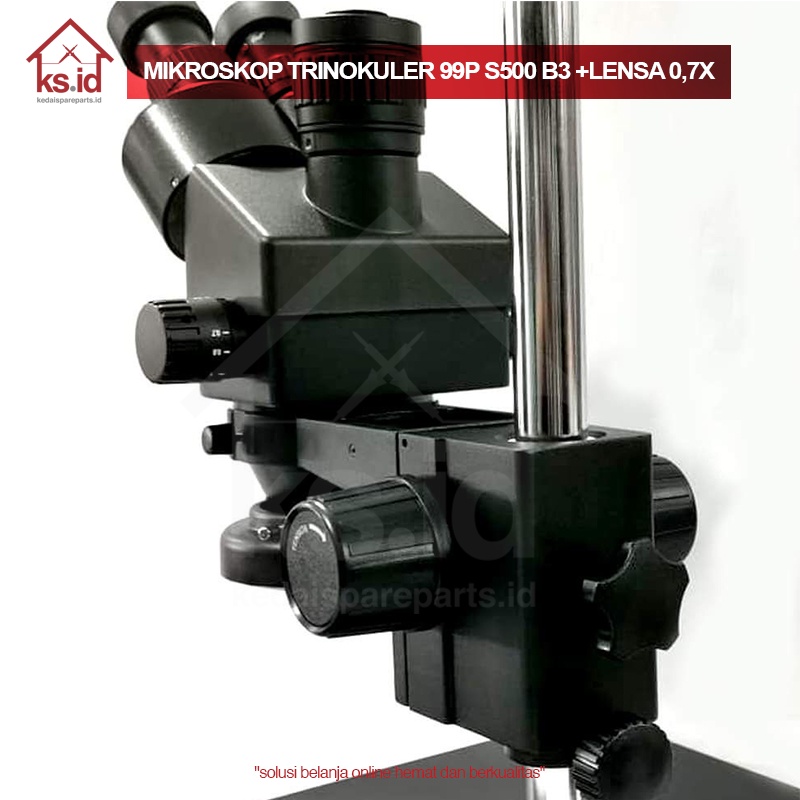 Jual Mikroskop Trinokuler 99P S500 B3 Original Plus Lampu / Plus Lensa ...
