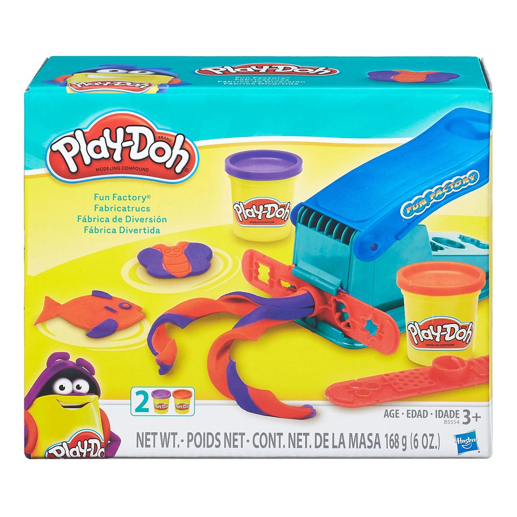 Jual PLAY-DOH ORIGINAL FUN FACTORY SET PLAY DOH PLAYDOH HASBRO | Shopee Indonesia