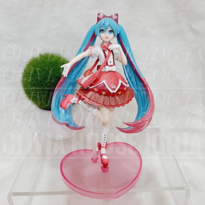 Jual Actuion Figure Hatsune Miku Dress Pink Love Action Figurr Miku ...