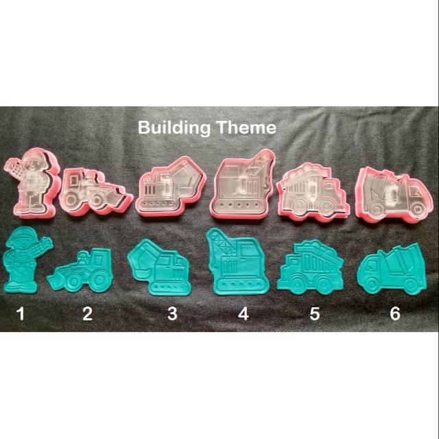 Jual Cookie cutter BUILDING THEME 1-6 (dijual satuan) | Shopee Indonesia
