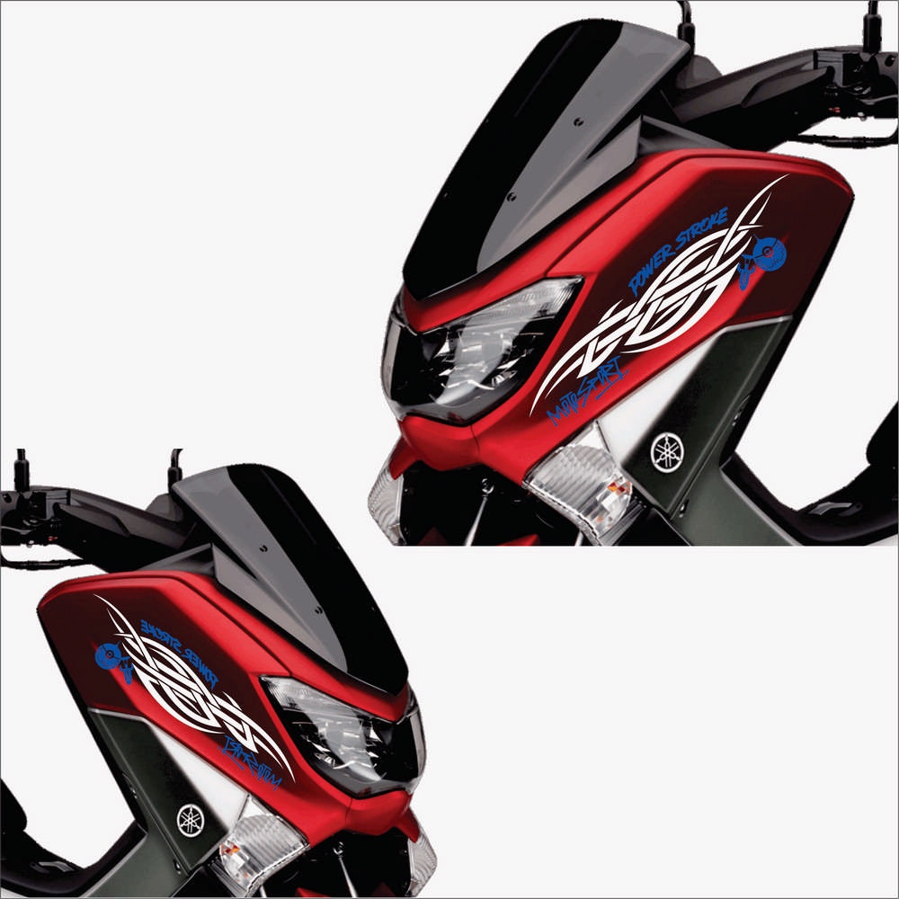 Jual cutting sticker motor sticker body motor Nmax body kanan & kiri ...