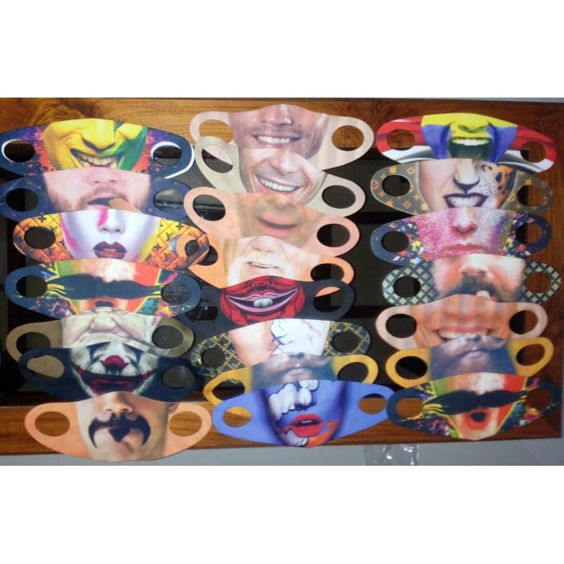Jual MASKER SCUBA KARAKTER WAJAH 3D - PRINTING MASKER MOTIF GAMBAR MUKA ...