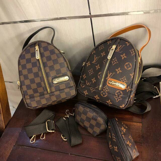 Jual Tas cewek Lv ransel multifungsi | Shopee Indonesia