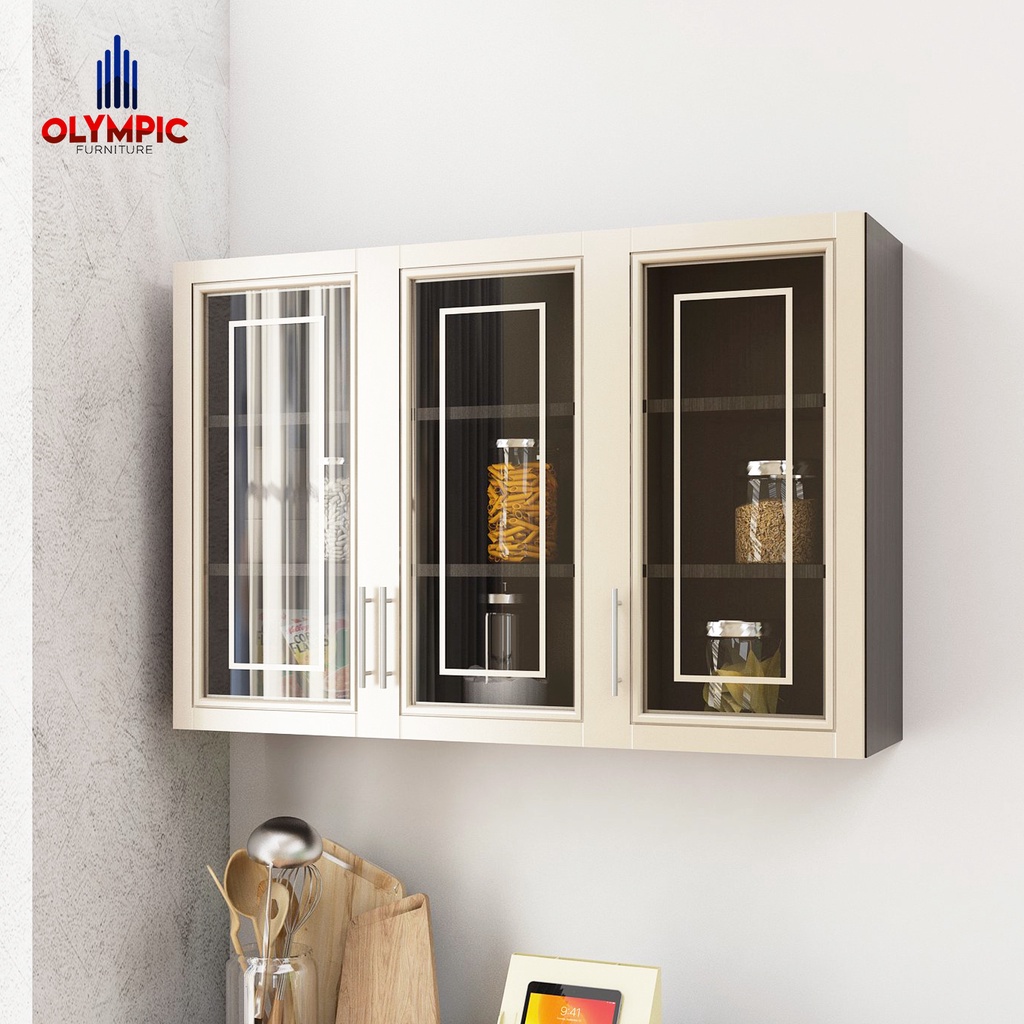 Jual MORE Olympic Kitchen Set Rak Dapur Atas 3 Pintu / Kabinet Atas ...