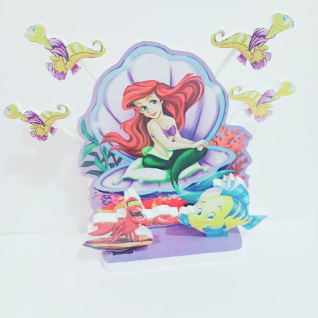Jual Topper Ariel The little mermaid Background Princess Disney Mermaid ...