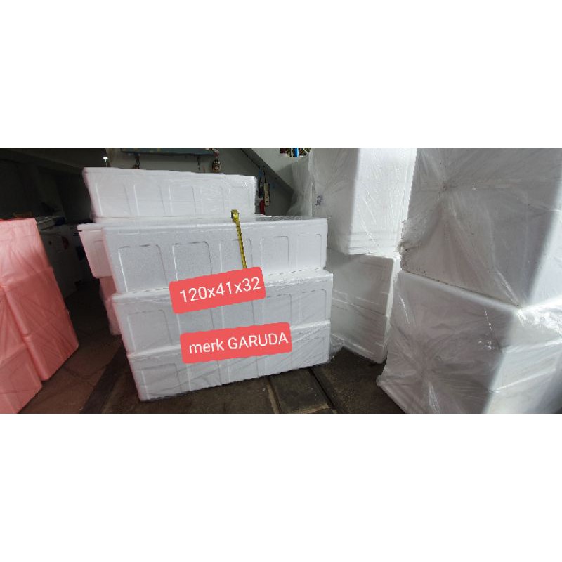 Jual Sterofoam styrofoam coolbox merk Garuda 120x40x32 PxLxT | Shopee ...