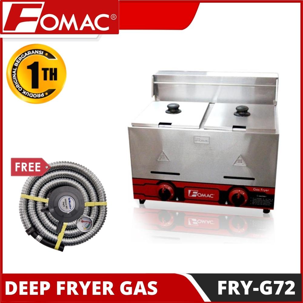 Jual DEEP FRYER GAS FOMAC FRY G72 PENGGORANGAN AYAM KENTANG 2 TANK FRY ...