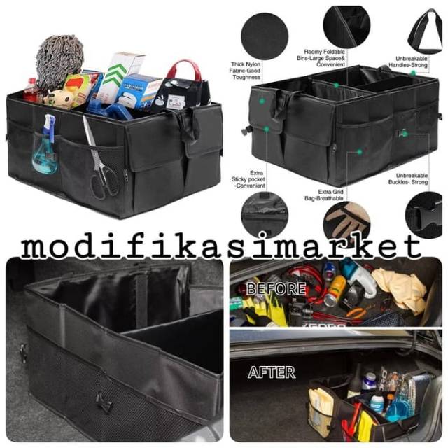 Jual CAR TOOL BOX STORAGE CAR ORGANIZER BAGASI MOBIL CAR ORGANIZER ...