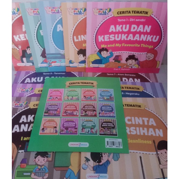 Jual Buku Cerita Tematik bilingual full colour | Shopee Indonesia