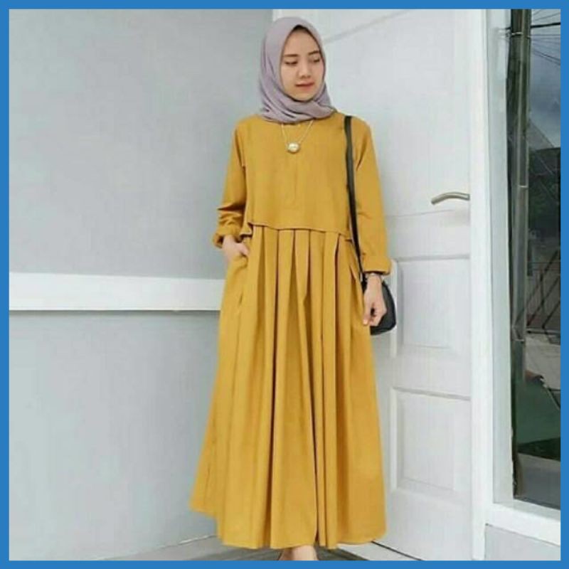 Jual Long Dress LUA BO JJ Maxi Dress MEI Maxi Dress Wanita Maxi Wanita ...