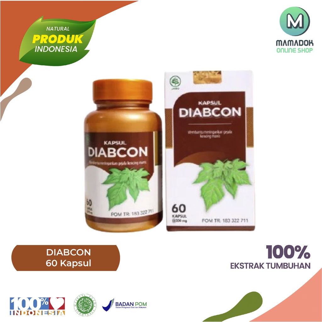 Jual Diabcon Kapsul Herbal Mengatasi Diabetes Menstabilkan Kadar Gula ...