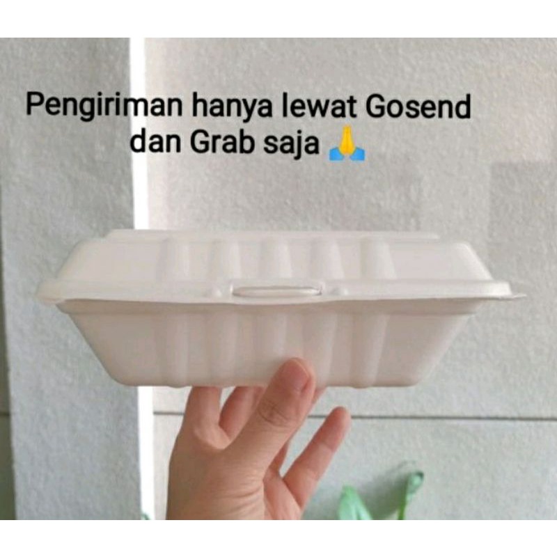 Jual Styrofoam Bubur / Kotak Makan Foam / Styrofoam 100pcs / nasi ...