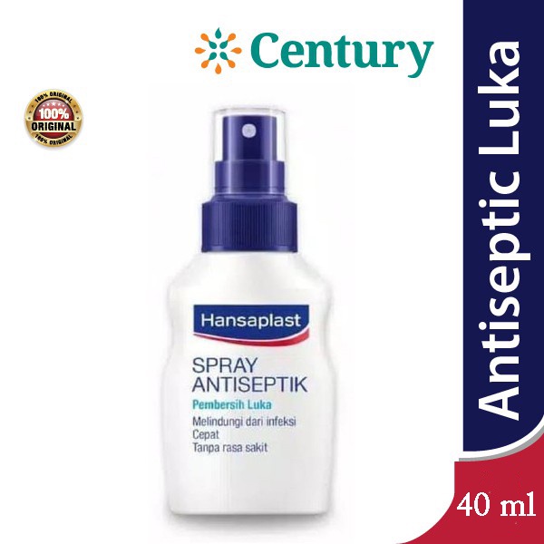 Jual HANSAPLAST SPR ANTISEPTIK PEMBERSIH LUKA 40ML / PEMBERSIH LUKA ...