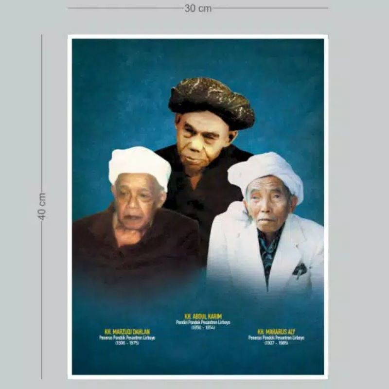 Jual Poster 3 Tokoh lirboyo | Shopee Indonesia