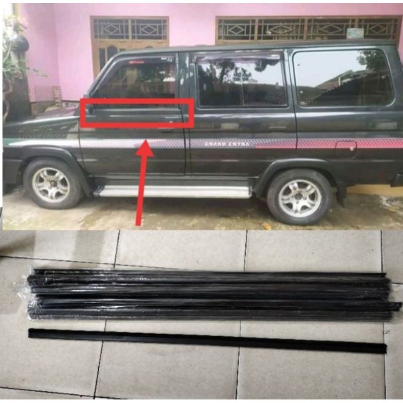 Jual KARET PELIPIT KACA LUAR MOBIL UNIVERSAL PNP KIJANG CARRY FUTURA VW ...
