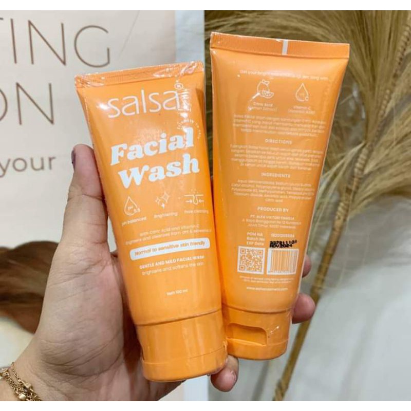 Jual Salsa Gentle Facial Wash | Shopee Indonesia