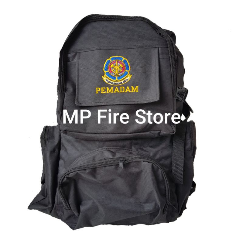 Jual Tas Ransel Punggung Backpack Pemadam Kebakaran DAMKAR Hitam ...