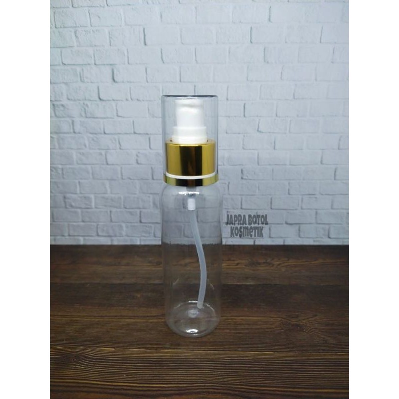Jual BOTOL SPRAY 100 ML BR BENING TUTUP GOLD FULLCAP (rata) | Shopee ...