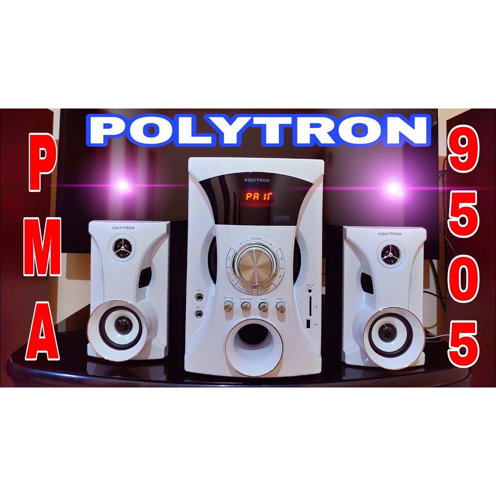 Jual SPEAKER POLYTRON PMA 9525 BLUETOOTH | Shopee Indonesia