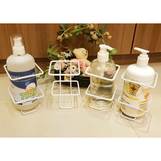 Jual Tempat Bracket/Breket Hand Sanitizer Di Meja/Dinding | Shopee ...