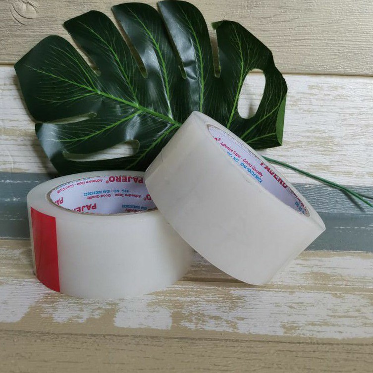 Jual Isolasi Putih OPP Clear Pajero 45MM / Isolasi Bening / Lakban ...