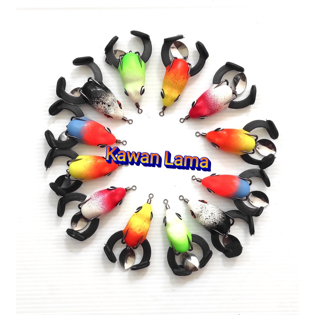 Jual Umpan Soft Frog Kaki Moncrot Umpan Mancing Soft Frog | Shopee ...