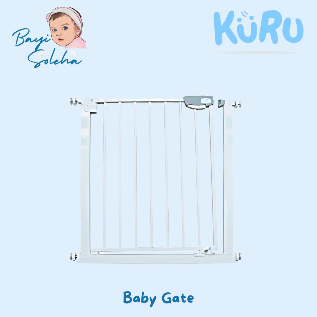 Jual (BS) Kuru Pagar Pembatas Tangga Bayi / Baby Safety Gate | Shopee ...