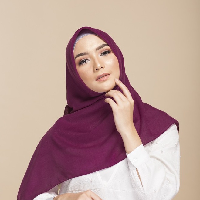 Jual ELZATTA HIJAB KERUDUNG JILBAB SEGI EMPAT SEGIEMPAT POLOS KEISHA ...