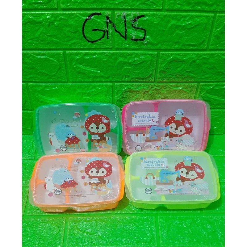 Jual Lunch Box Calista Gunma Karaker 3 Sekat / Tempat Bekal Karakter ...