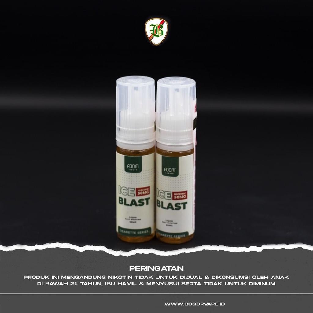 Jual Foom Ice Blast Cigarette Ice Blast . 15ML | 30MG | Shopee Indonesia