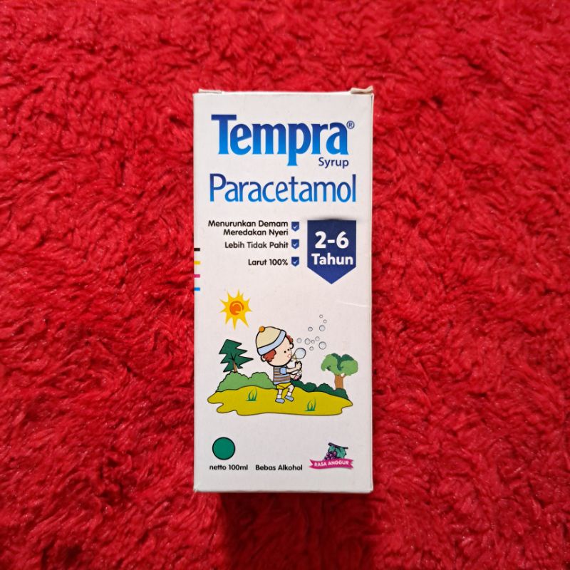 Jual Tempra sirup 2 - 6 tahun paracetamol obat demam sakit gigi nyeri ...