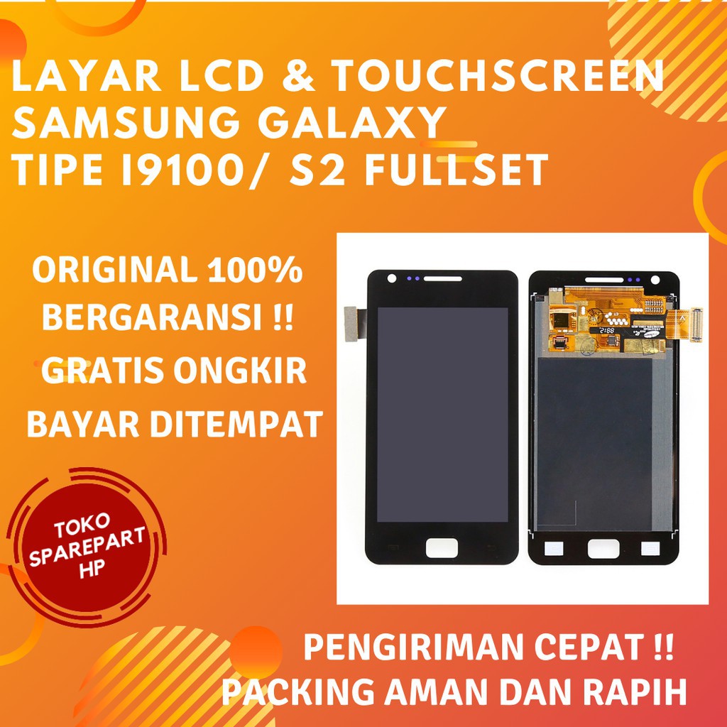 Jual Lcd Hp Samsung Galaxy i9100 / i 9100 Original Fullset Layar Lcd ...