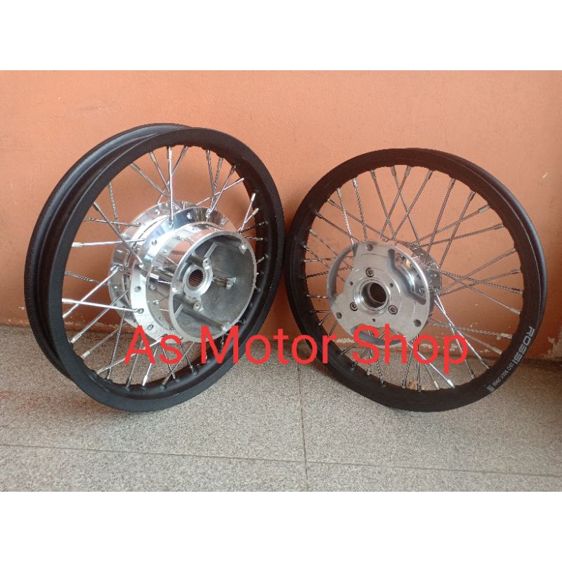 Jual VELG SEPASANG MEREK ROSSI UKURAN 140 - 160 RING 14 TROMOL SET ...