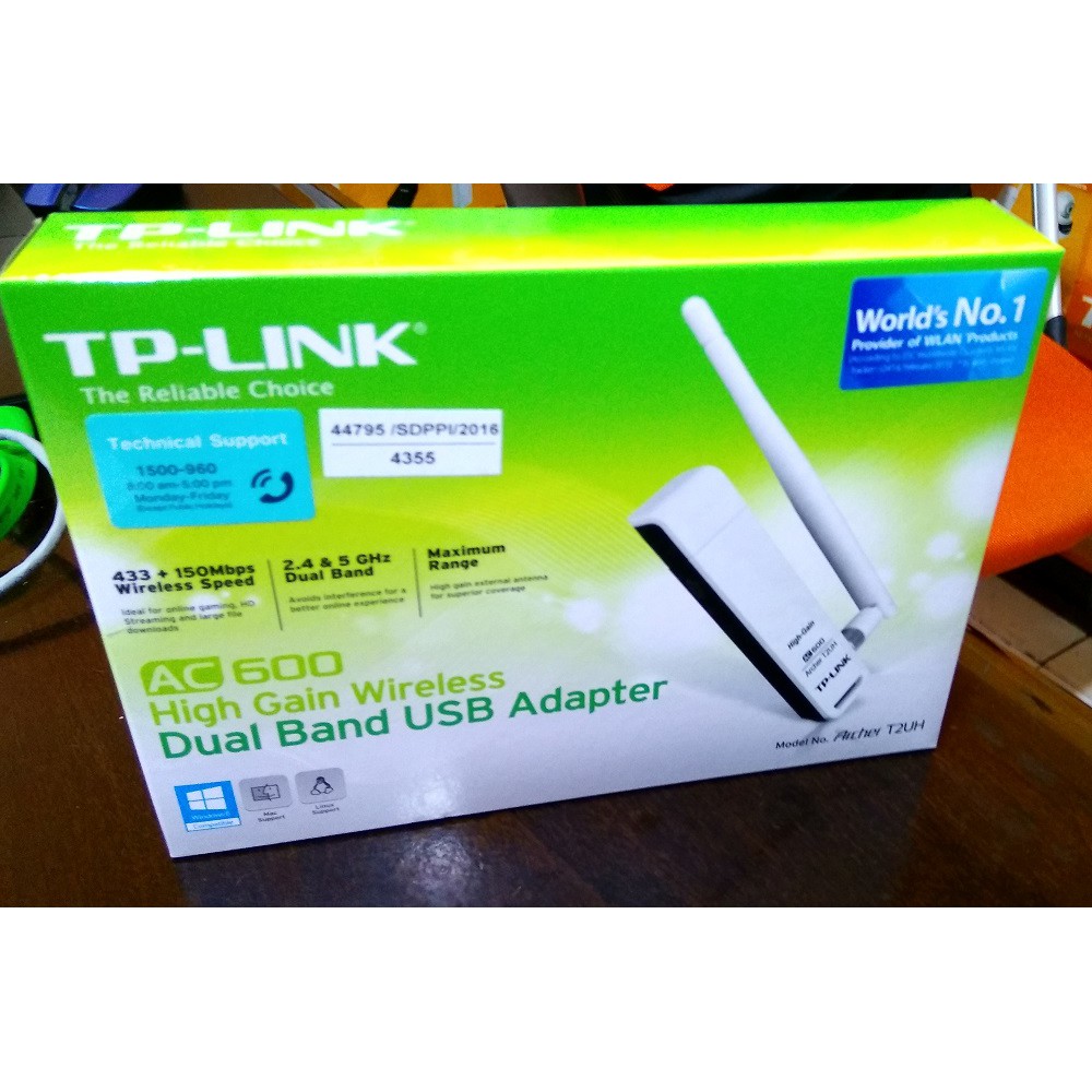 Jual tp-link Archer T2UH - AC600 High Gain Wireless Dual Band USB ...