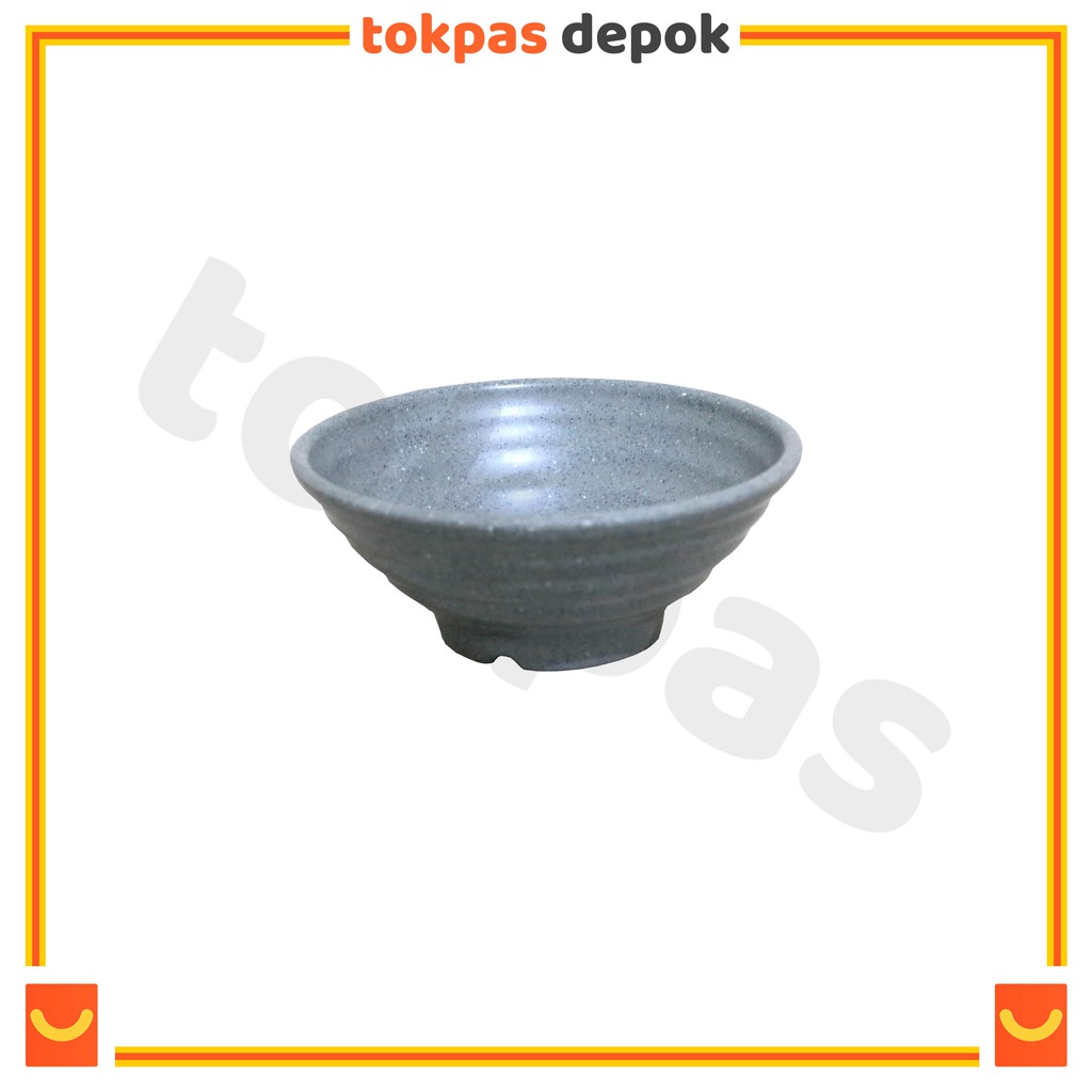 Jual [TERMURAH] Mangkok Mie Ramen Bahan Tebal Ulir Model Batu 6,8 Inch ...