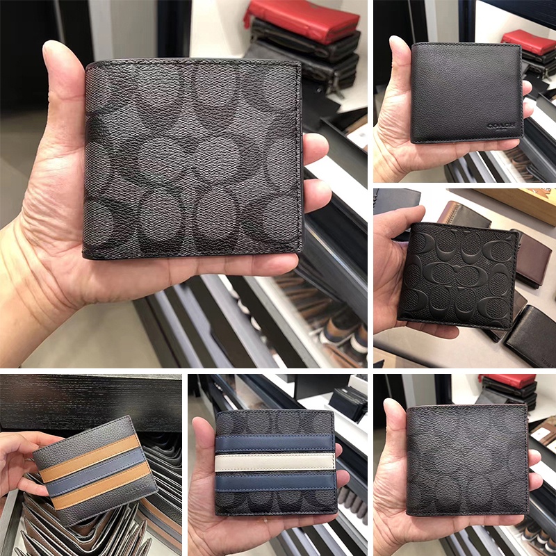 Jual Coach Dompet Pria Men Wallet Dompet Lipat Pria Fullset ORIGINAL ...