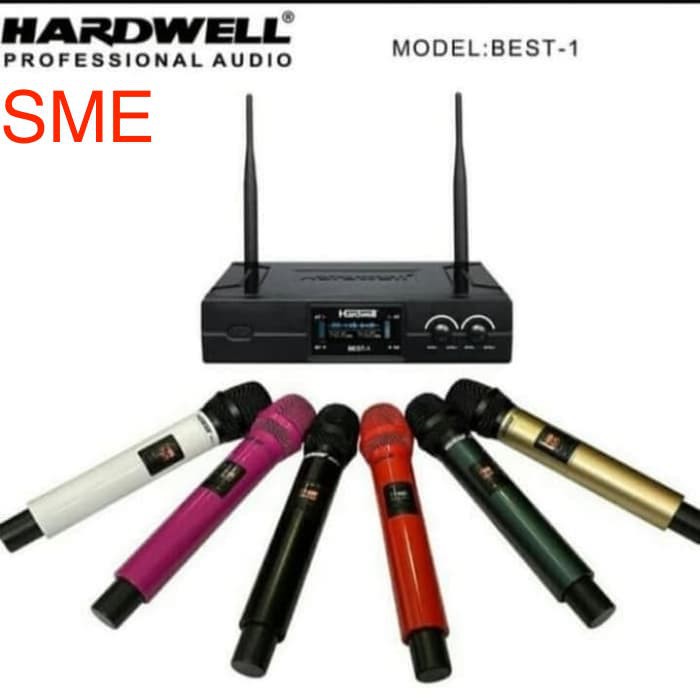 Jual Mic Wireless HARDWELL Best-1 Origina Profesional Microphone ...