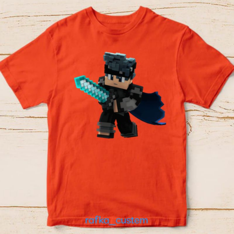 Jual baju minecraft baju custem anak gambar minecraft terbaru | Shopee ...