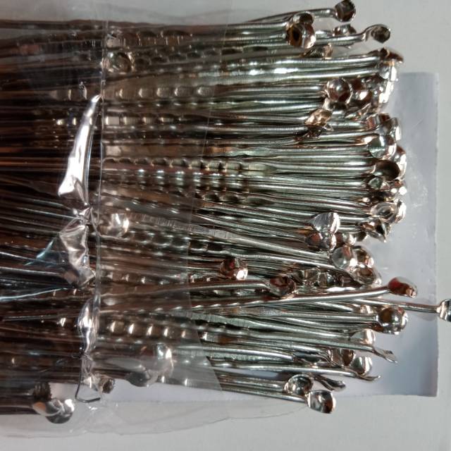 Jual Korek kuping besi stenles.isi 100 pcs. | Shopee Indonesia